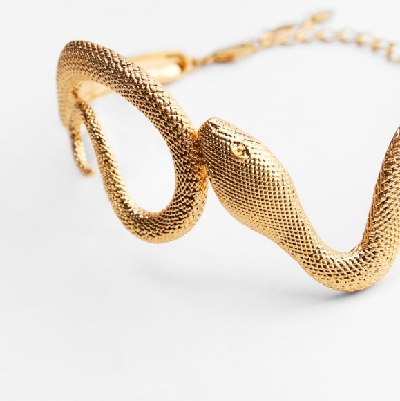 Zara | Accessories | Zara Snake Serpent Choker Necklace | Poshmark